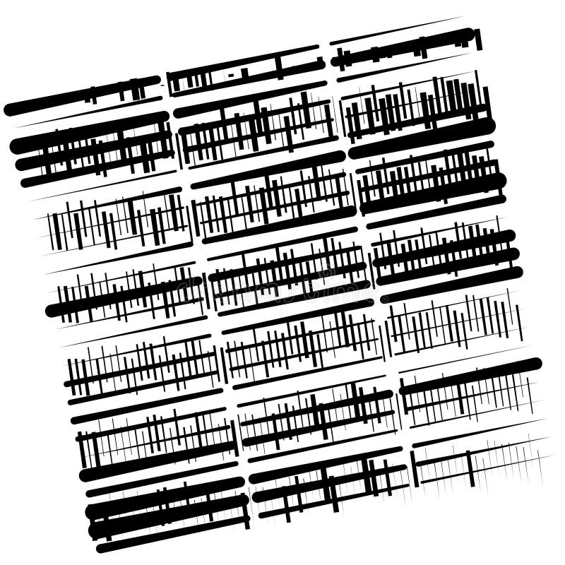 Random Grid, Mesh Pattern. Grating, Trellis Texture. Intermittent, Interrupt Lines Lattice ...