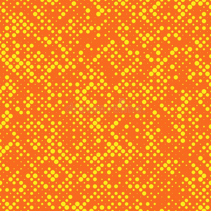 Orange Random Circle Pattern Flyer Template - Vector Brochure ...