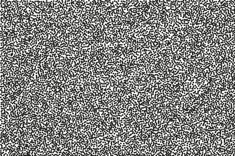 Random Halftone. Pointillism Style. Background with Irregular, Chaotic ...