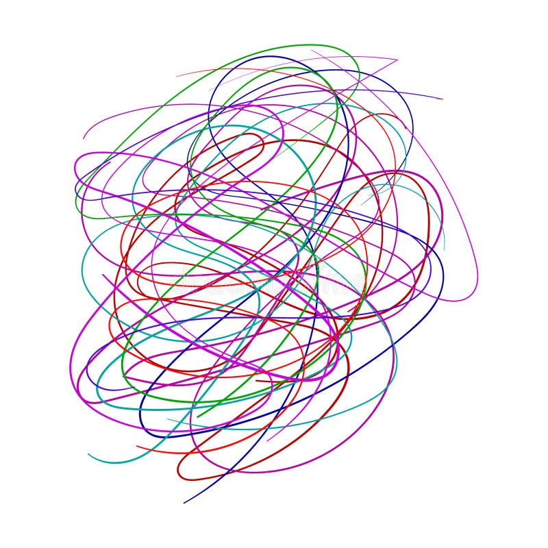 Random Hand Drawn Scribble Doodle Symbols Vector Random Hand Drawn ...