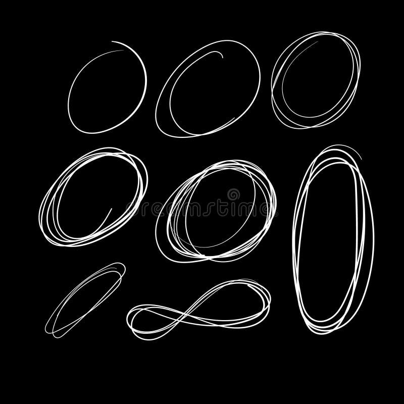 Random Hand Drawn Scribble Doodle Symbols Vector Random Hand Drawn Doodles Icon Stock Vector ...