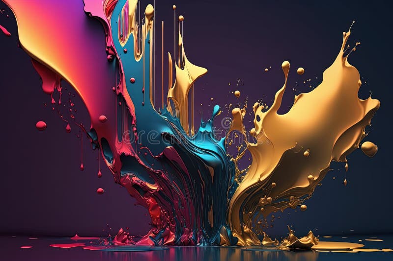 Random Horizontal Abstraction, in the Form of a Cracked Flowing River ...