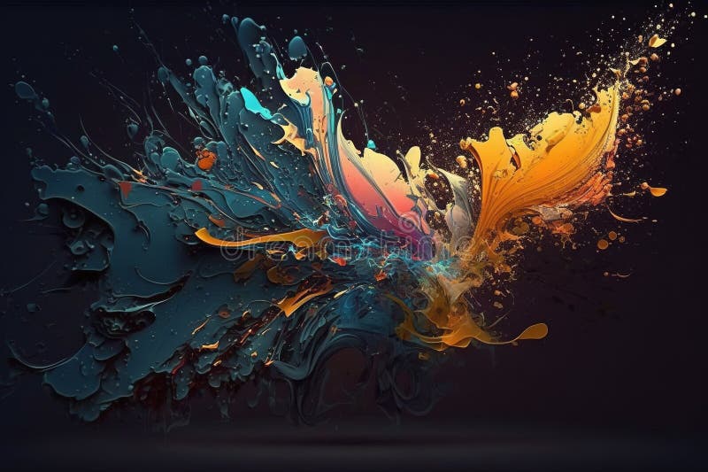 Random Horizontal Abstraction, in the Form of a Cracked Flowing River ...