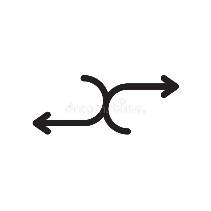 Random Icon. Trendy Random Logo Concept on White Background from Stock ...