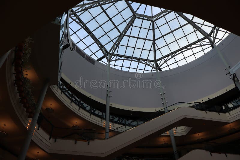 Random Indoor Mall Architecture Stock Image - Image of indoor ...