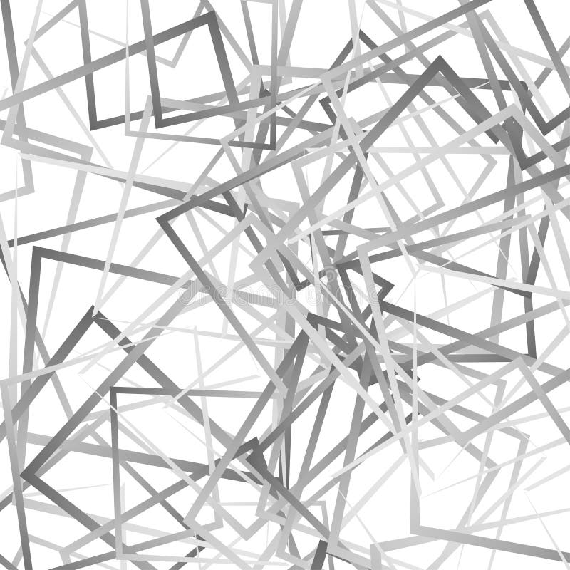 Random Intersecting Lines, Squares. Modern Colorful Geometric Te Stock ...