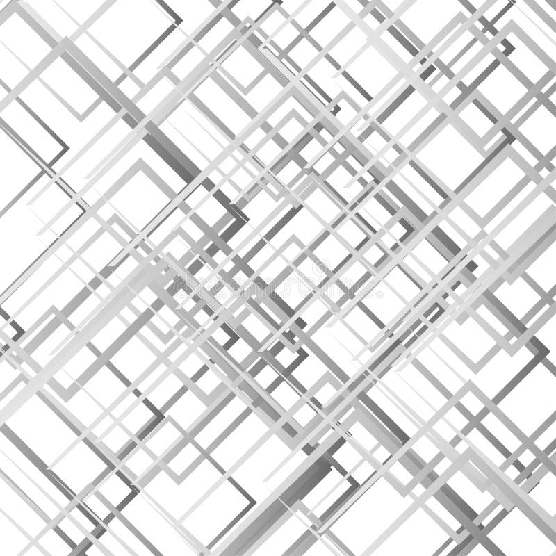 Random Intersecting Lines, Squares. Modern Colorful Geometric Te Stock ...