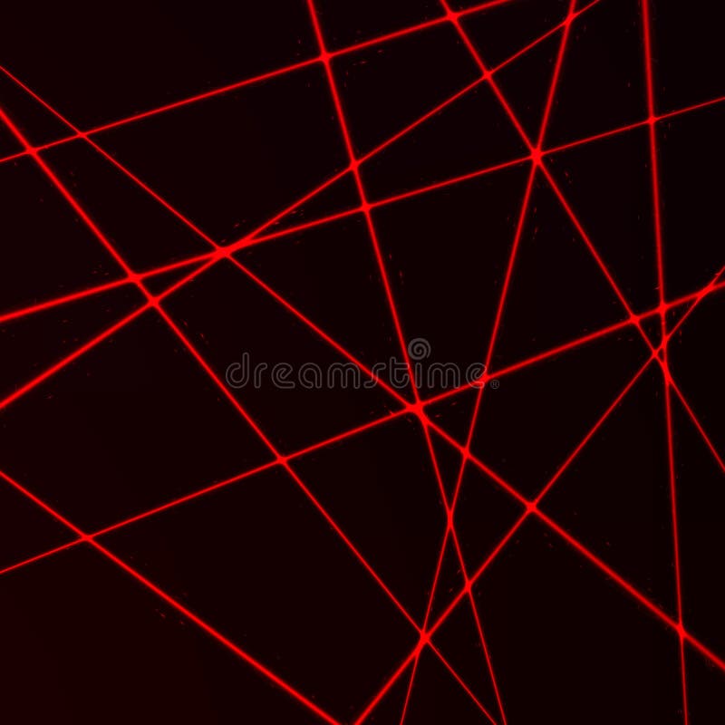 Random Laser Mesh. Security Red Beams Stock Vector - Illustration of ...