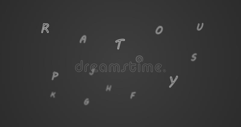 Random Letters Background