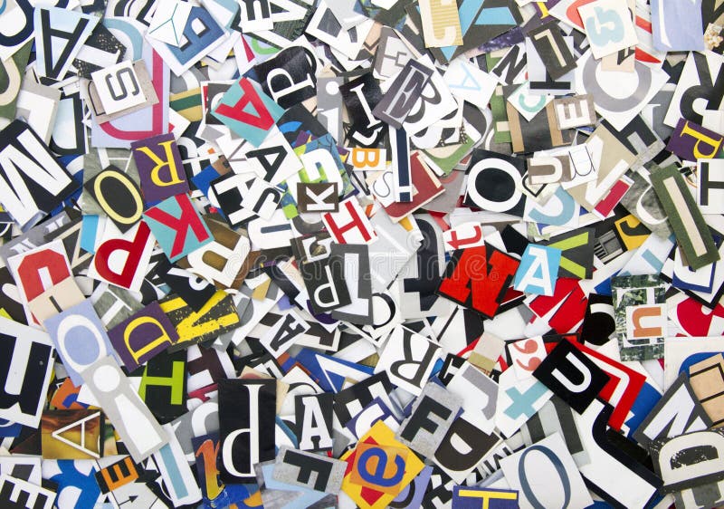 Random Letters from Many Languages Stock Illustration - Illustration of ...