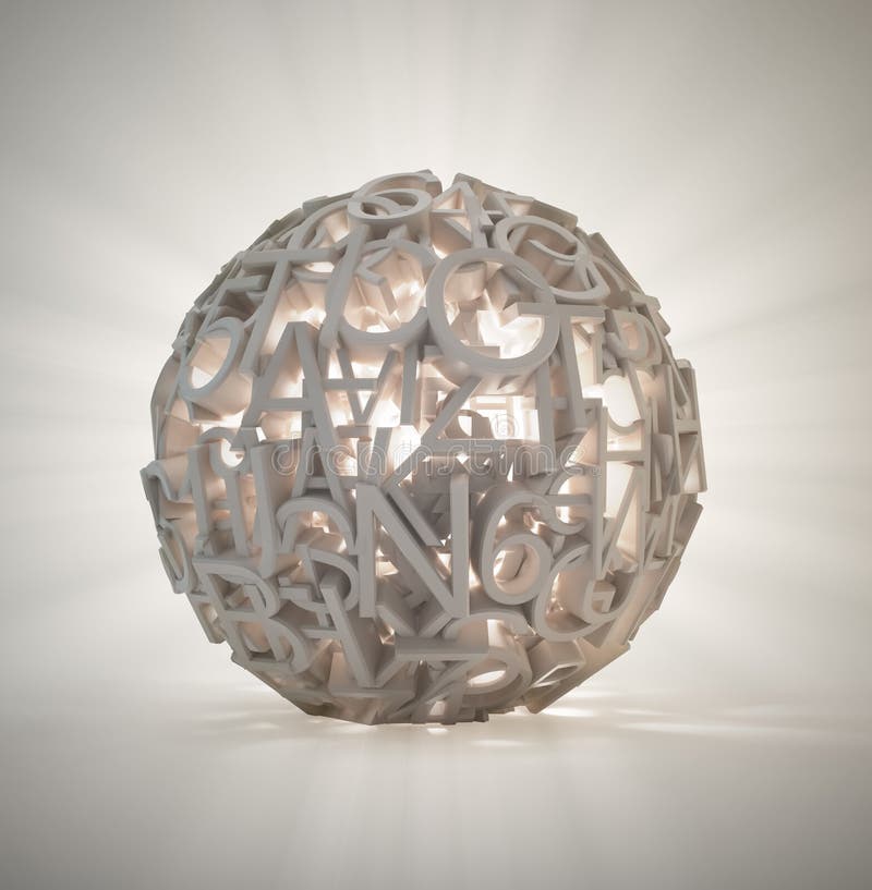 Abstract 3d Letters Background Stock Illustration - Illustration of ...