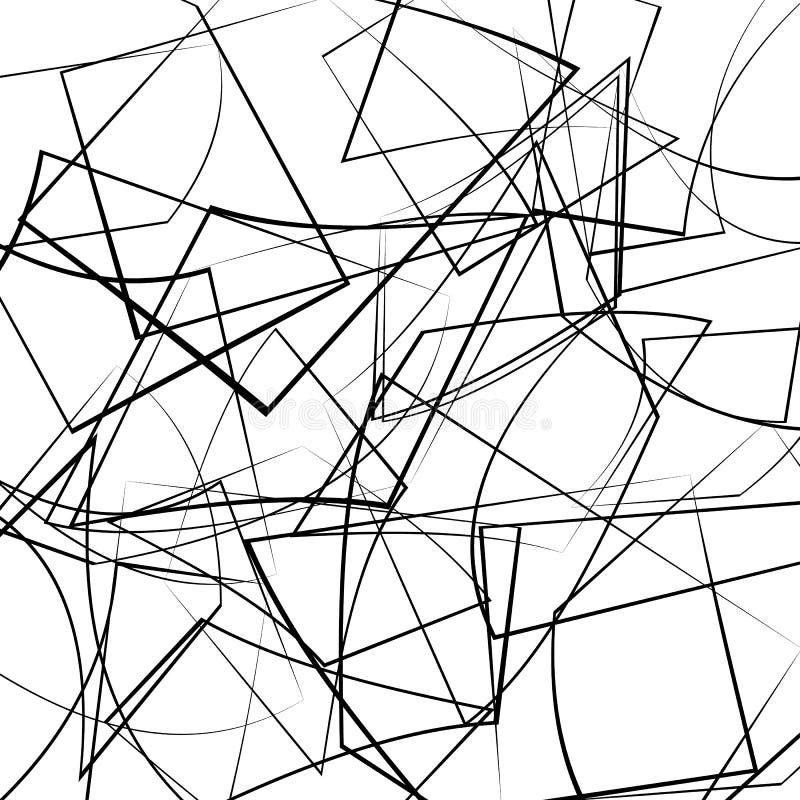 Random Lines Abstract Texture Stock Vector - Illustration of asymmetry ...