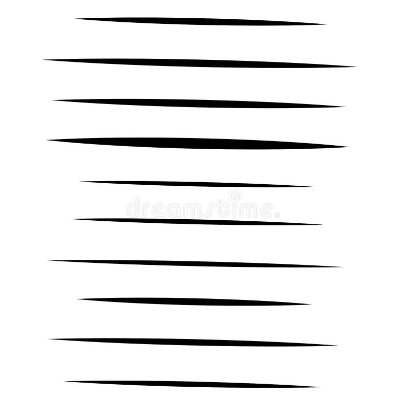 Random Lines Element. Random Horizontal Lines. Irregular Straight ...