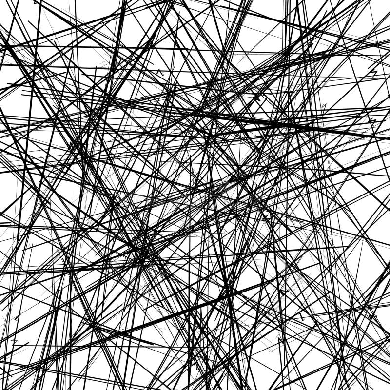Random Lines Geometric Texture / Pattern. Abstract Monochrome Stock ...