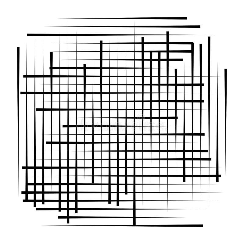 Random Lines Grid, Mesh. Matrix, Grille, Grating Abstract Lines Element ...
