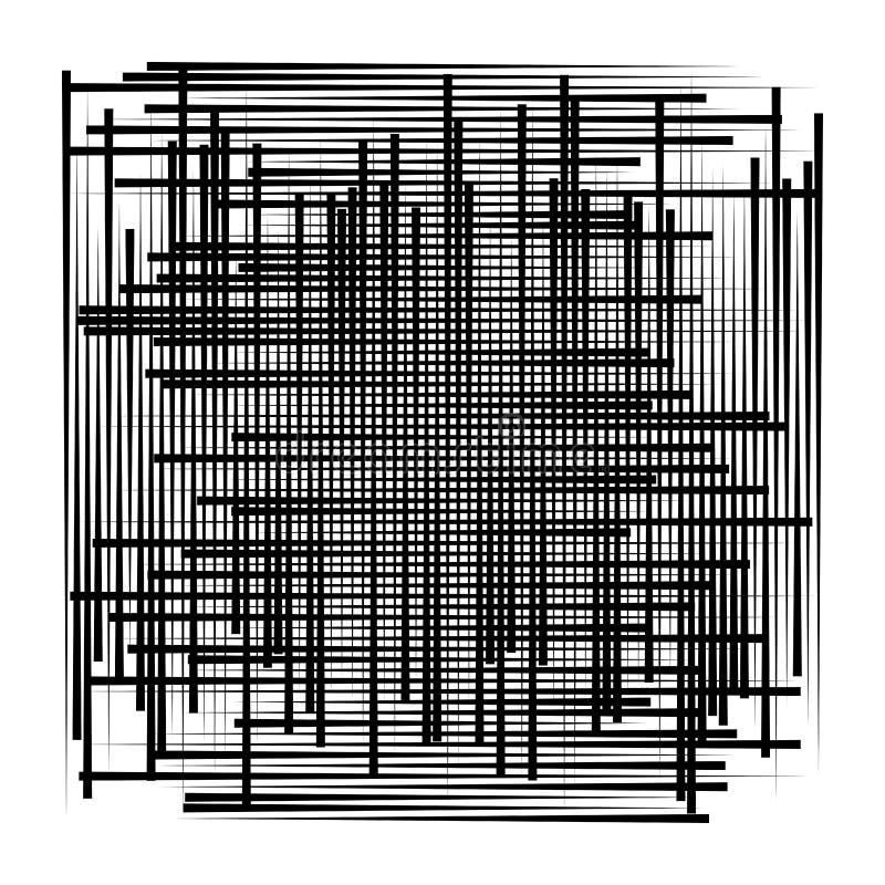 Random Lines Grid, Mesh. Matrix, Grille, Grating Abstract Lines Element ...