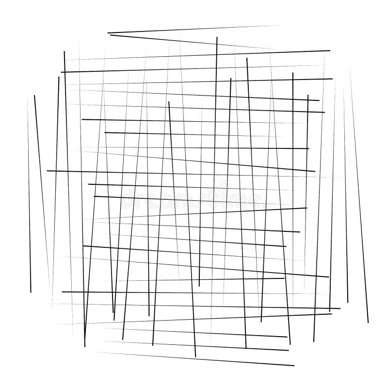 Random Lines Grid, Mesh. Matrix, Grille, Grating Abstract Lines Element ...