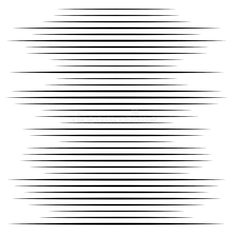 Random Lines Halftone Element. Random Horizontal Lines. Irregular ...