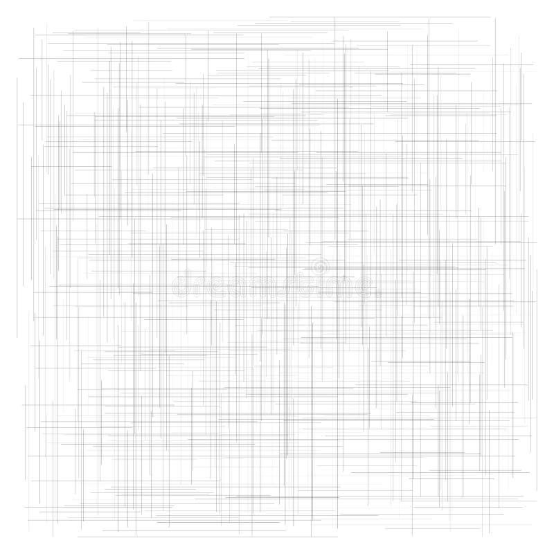 Random Lines, Stripes Abstract Geometric Vector Illustration Stock ...