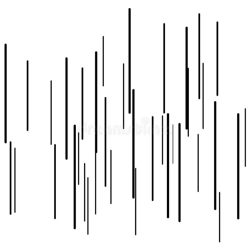 Random Lines, Stripes Abstract Geometric Vector Illustration Stock ...