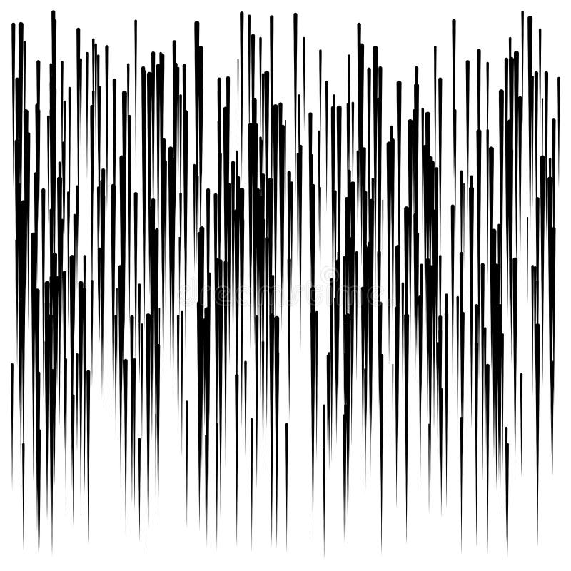 Random Lines, Stripes Abstract Geometric Vector Illustration Stock ...