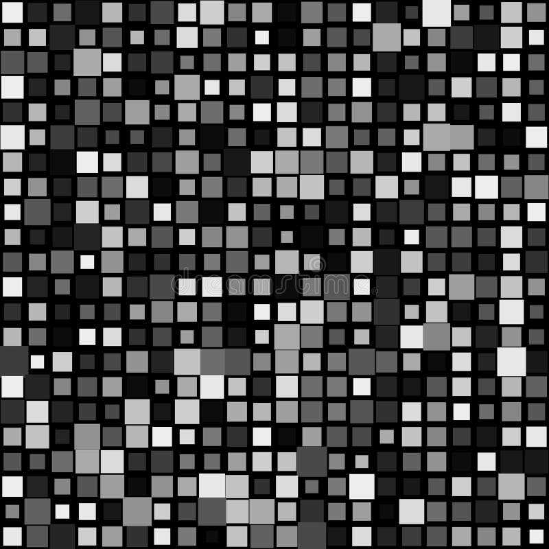 Random Mosaic Seamless Geometric Pattern Stock Vector - Illustration of ...