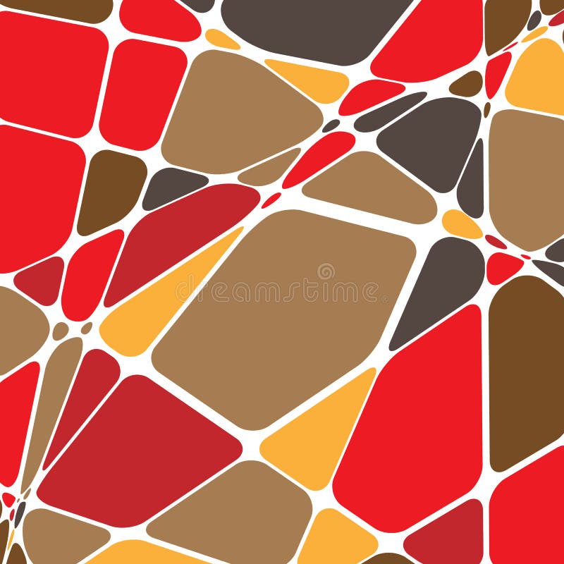 Random Mosaic. Irregular Cobblestone Geometric Pattern Stock Vector ...
