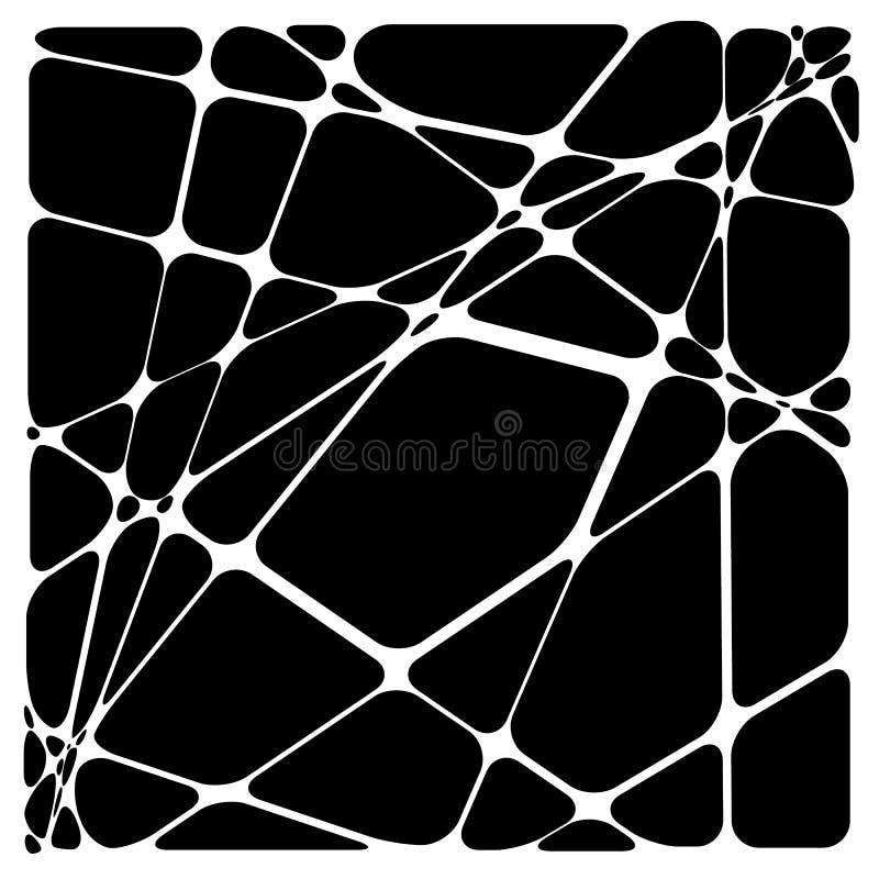 Random Mosaic. Irregular Cobblestone Geometric Pattern Stock Vector ...