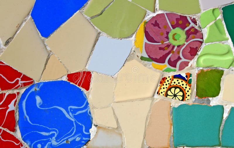 Random Mosaic Pattern stock image. Image of spain, summer - 1072233