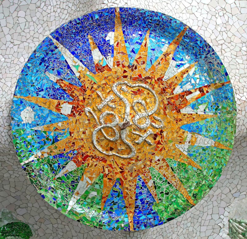 Random Mosaic Pattern stock photo. Image of flower, design - 1072236