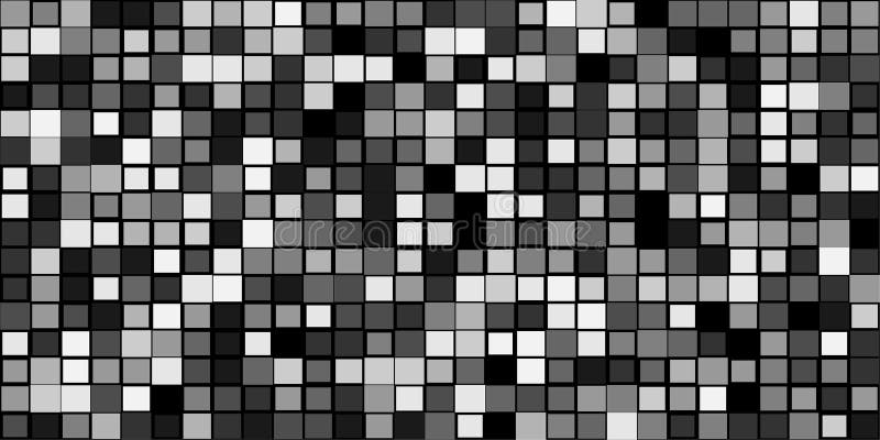 Random Mosaic Square Tiles Seamless, Repeatable Cubism Pattern, Texture ...