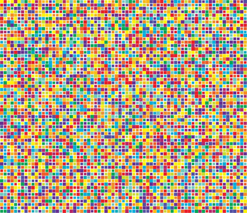 Random Mosaic Square Tiles Seamless, Repeatable Cubism Pattern, Texture ...