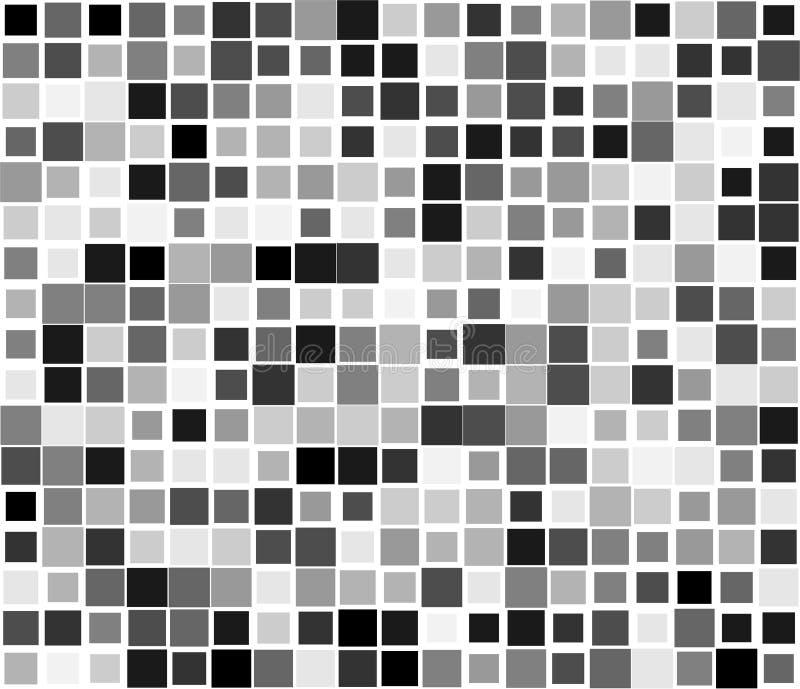 Random Mosaic Square Tiles Seamless, Repeatable Cubism Pattern, Texture ...