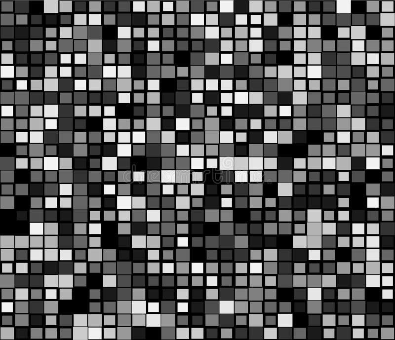 Random Mosaic Square Tiles Seamless, Repeatable Cubism Pattern, Texture ...