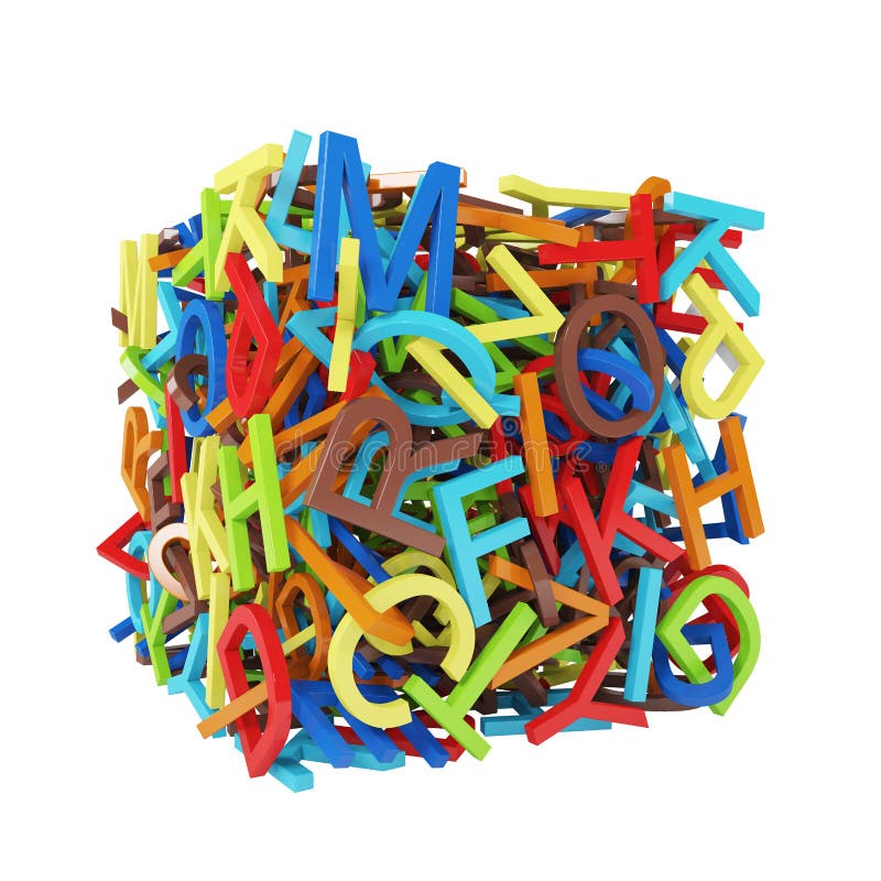 Colorful Letters of Alphabet Stock Photo - Image of isolated ...