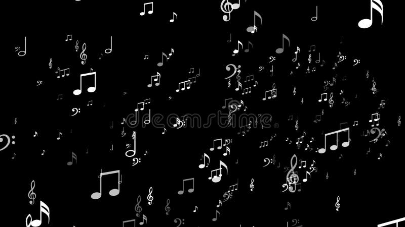 Random Music Note Explosion, Animation, Rendering, Background, Loop ...