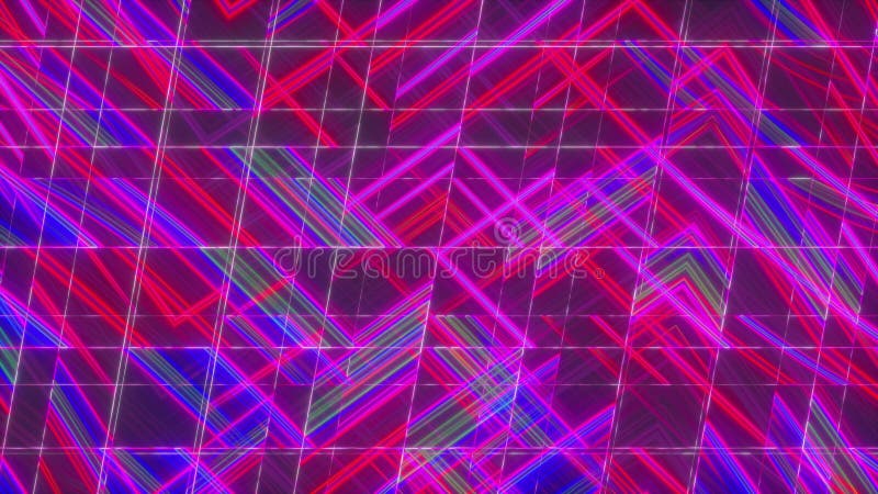 Random neon lines stock illustration. Illustration of motion - 260128275