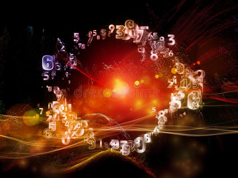 Random Number Generator stock illustration. Illustration of number ...