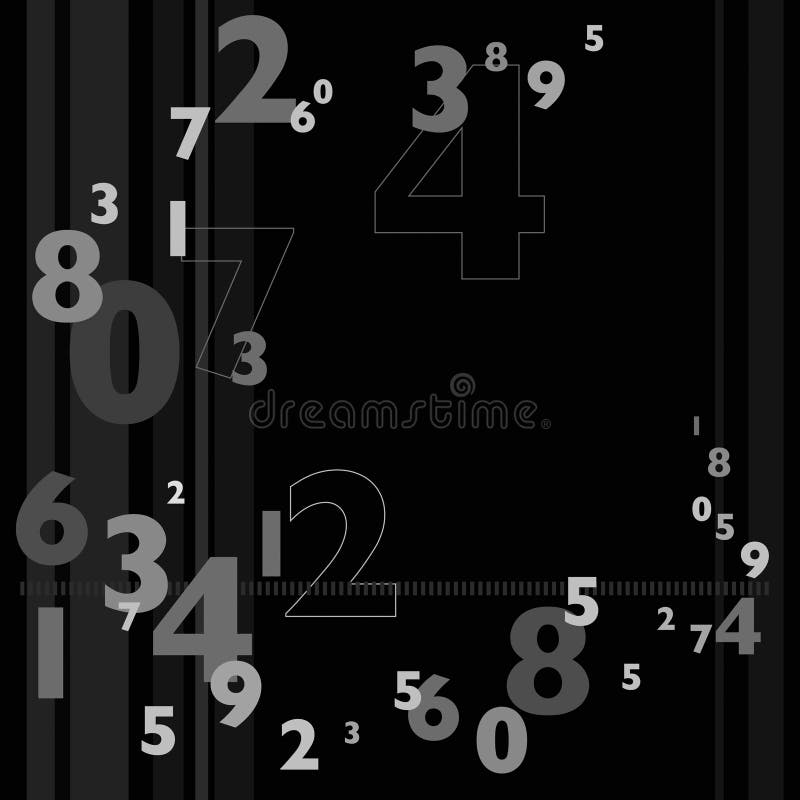 Random Numbers stock vector. Illustration of finance, overlap - 2270401
