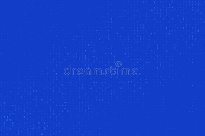 Random Numbers 0 9 Background In A Matrix Style Code Pattern With