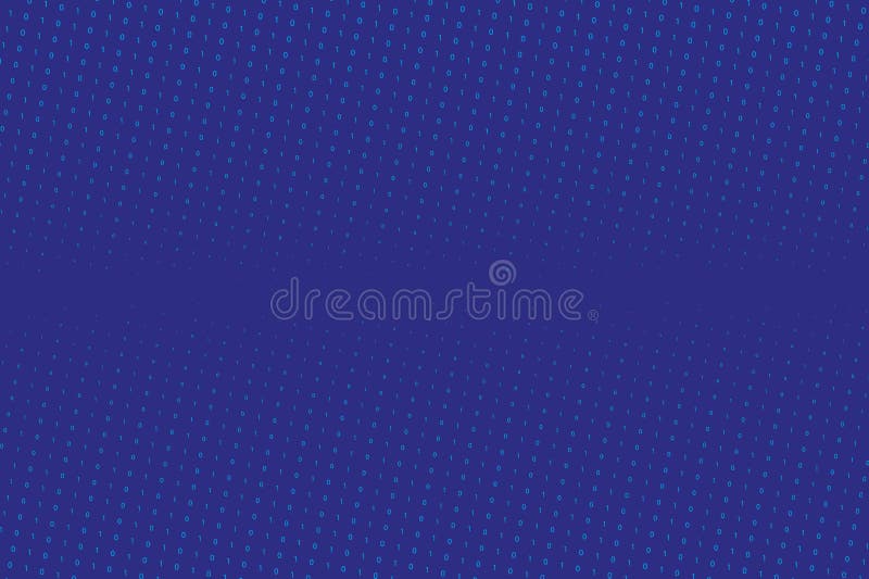 Random Numbers 0 And 1 Background In A Matrix Style Binary Code Pattern Abstract Digital