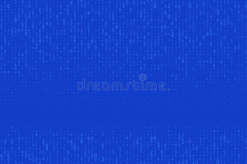 Random Numbers 0 And 1 Background In A Matrix Style Binary Code Pattern Abstract Digital