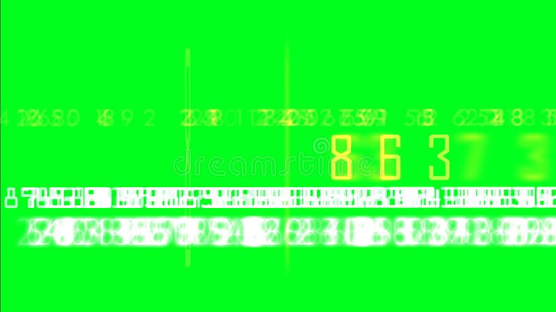 Random Numbers on Green Screen Stock Footage - Video of figures ...