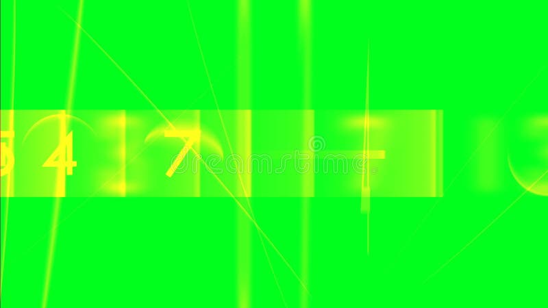 Random Numbers on Green Screen Stock Footage - Video of luck, commerce ...