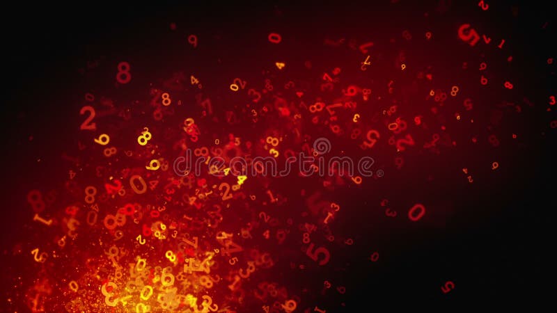 Numbers Rising Against World Map in Background Stock Footage - Video of ...