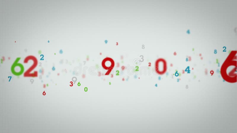 Random Numbers White Tracking Stock Footage - Video of code, hacker ...