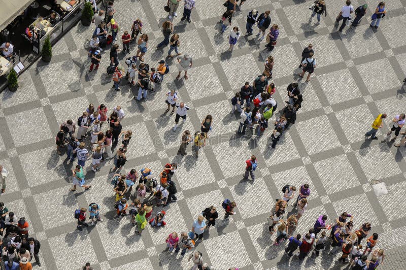 Random Pattern Crowd Scenes Editorial Stock Image - Image of sunny ...