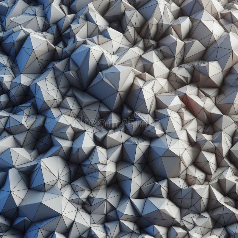 Random Polygons Irregular Polygons Distributed Across a Surface Stock ...