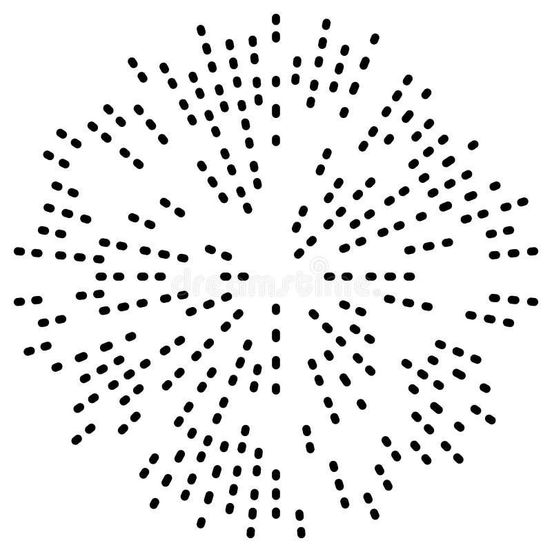 Random Radial Lines Explosion Effect. Radiating Stripes Circular Stock ...