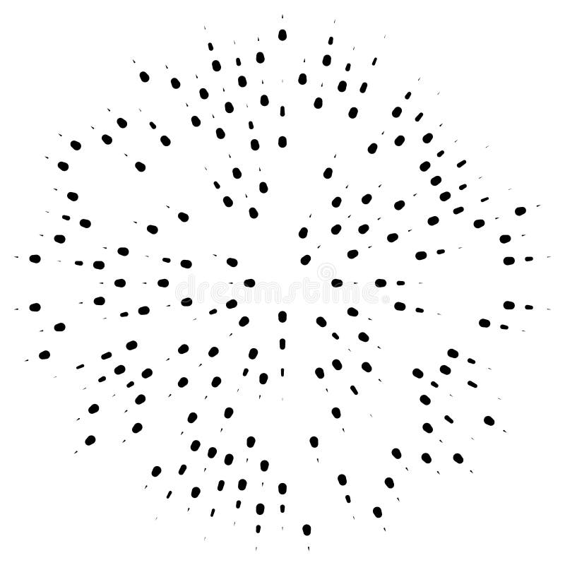 Random Radial Lines Explosion Effect. Radiating Stripes Circular Stock ...